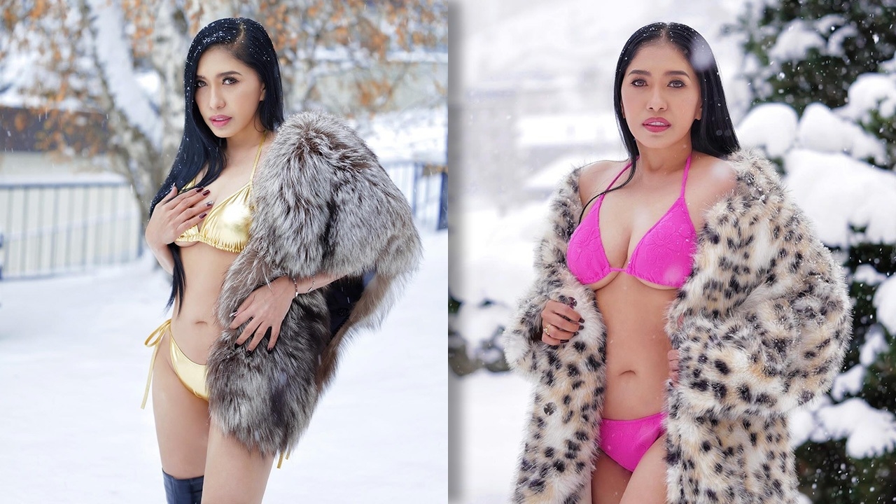 57 ยังแซ่บ! เอ้ ชุติมา นุ่งบิกินีอวดหุ่นสุดเซ็กซี่ท้าลมหนาวกลางหิมะ | SootinClaimon.Com